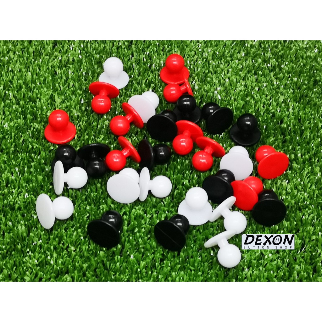 Chef Button FOR Restaurant Hotel Uniform Plastic Chef Button Black ...