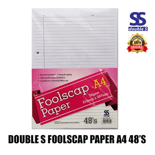 UNI PAPER Foolscap Paper / Double S Kertas Kajang A4 / Exam Sheets / S ...