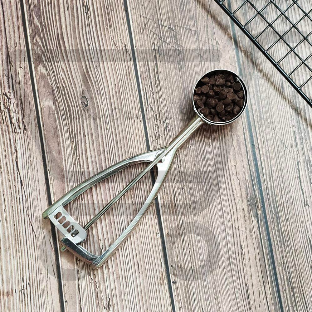 INOX 304 Stainless Steel Heavy Duty Ice Cream Scoop With Trigger ...