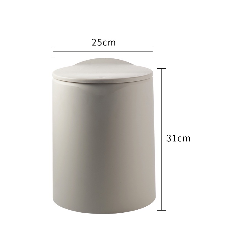 Japanese Style Minimalist Office Room Dustbin Garbage Dispose 8L & 12L ...