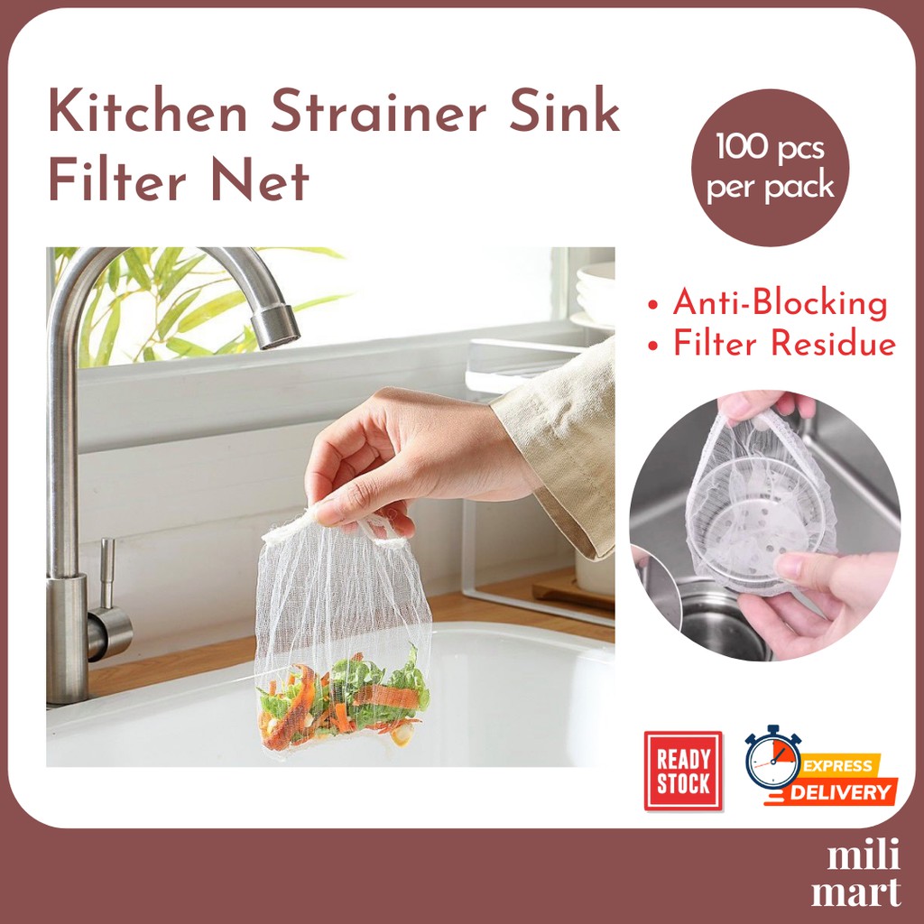 Easy Kitchen Sink Filter Net Strainer Cleaning Anti-Blocking Anti Clog ...