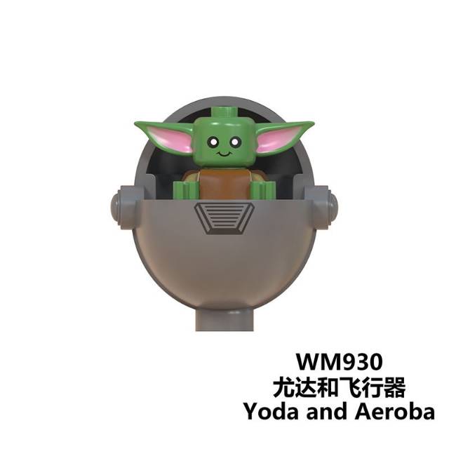 Lego WM930 Minifigure Yoda + Aeroba Star Wars BMS Bricks & Minifigure ...
