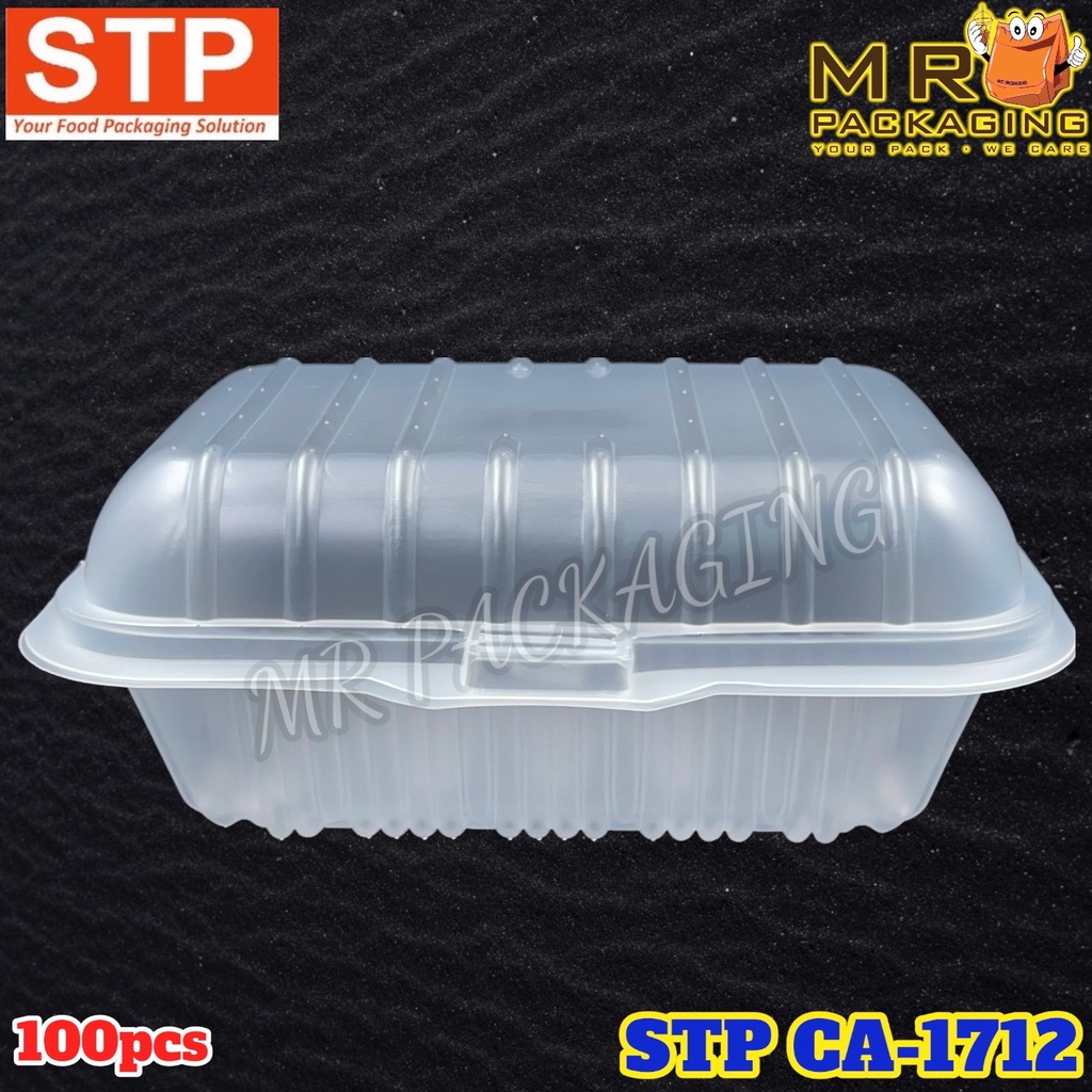 STP 1000ml Large PP Lunch Box with Lock [ 100pcs± ] STP CA 1712 ...