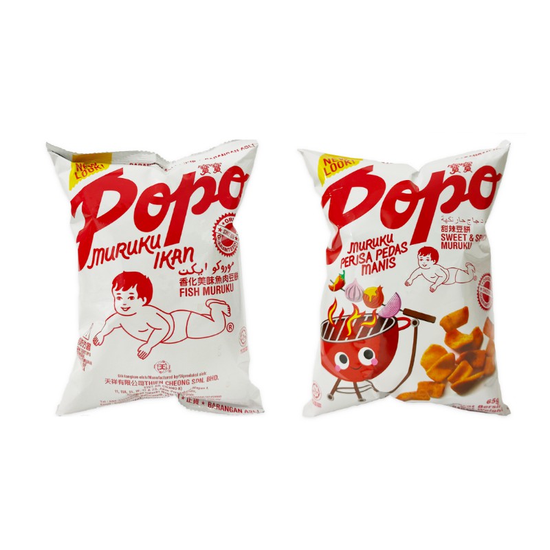 POPO Fish Muruku / Sweet and Spicy Muruku (65g) | Shopee Malaysia