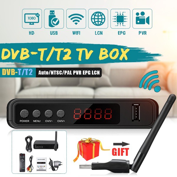 Digital TV Receiver USB Media Player Decoder AV Cable | Shopee Malaysia