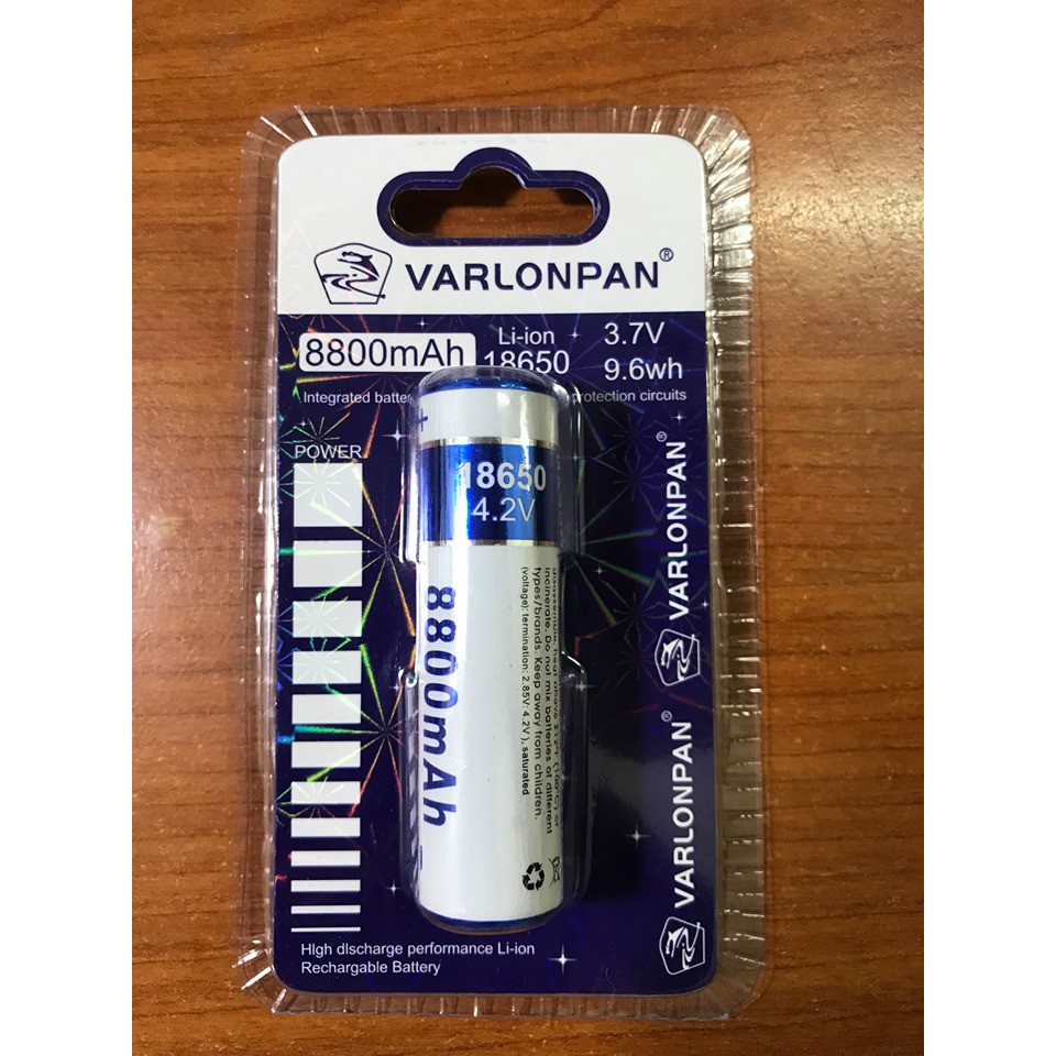 🔥 Varlonpan 18650 3.7v 8800mAH Lithium-ion Li-on Rechargeable Battery ...