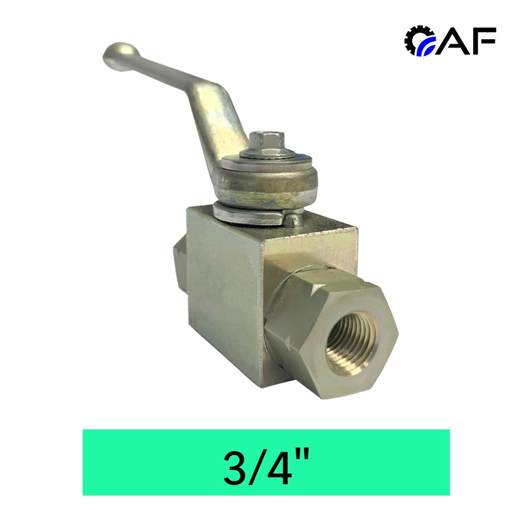 German Hydraulic 2 Way Ball Valve Size 1/4” to 1” NPT, High Pressure ...