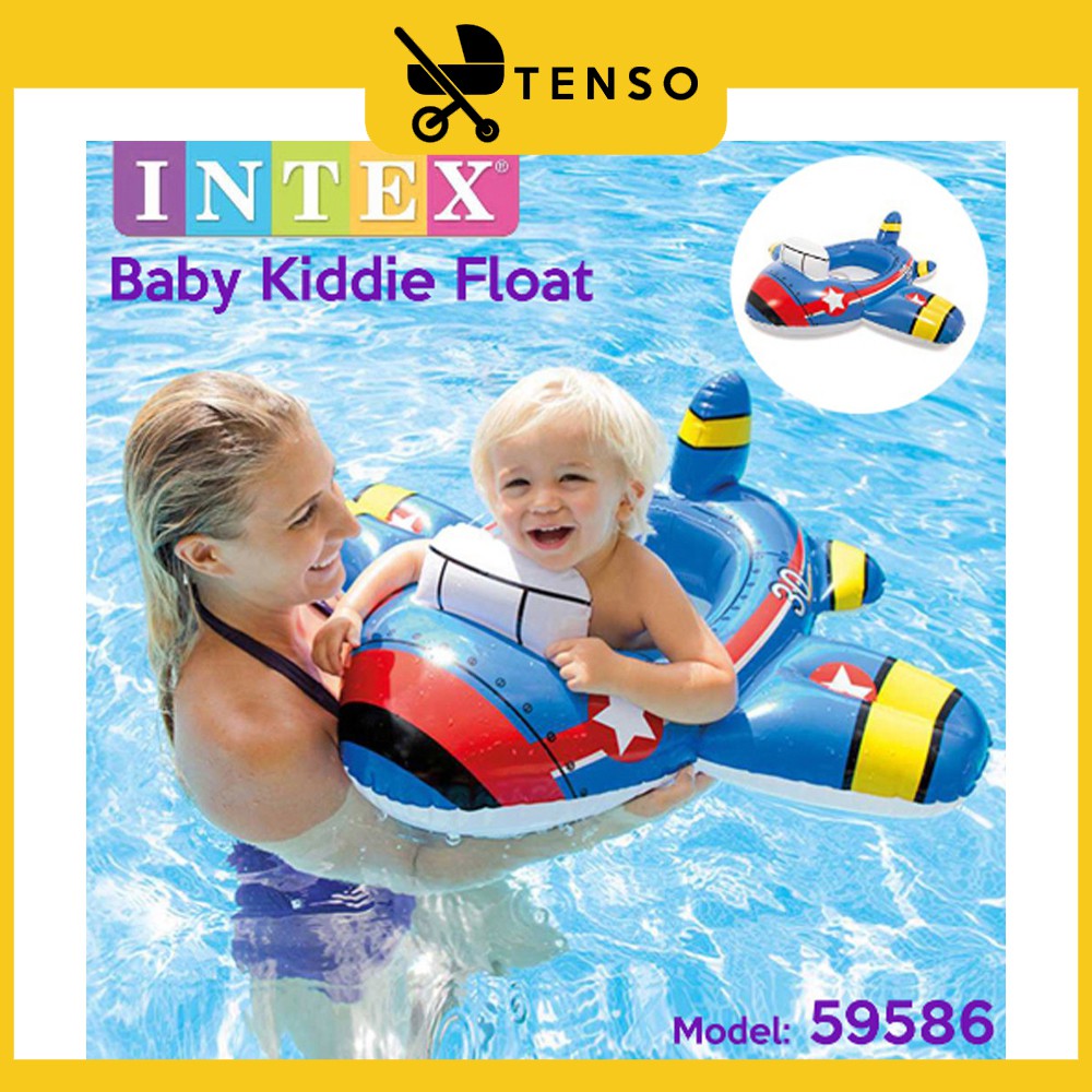 INTEX 59586 Inflatable Airplane Shape Boat Float for Baby and Kids in ...