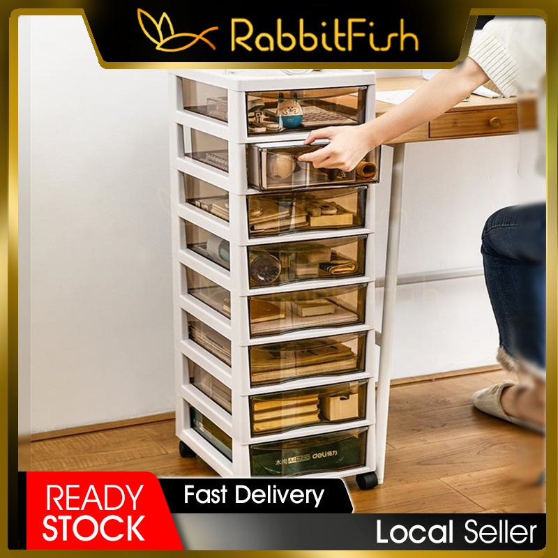 3/4/6/8 Layer Drawer Storage home office A4 File Paper Stationery Home ...