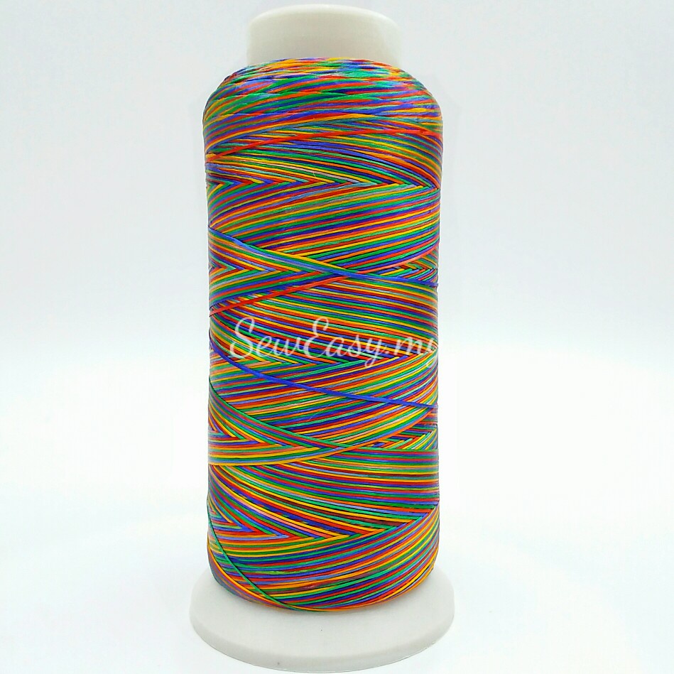Rainbow Overlocker Threads / Benang Jahit Tepi Halus Warna Pelangi ...