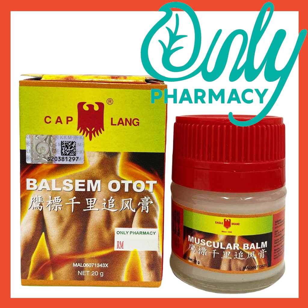 EAGLE BRAND MUSCULAR BALM 20G | CAP LANG BALSEM OTOT | Shopee Malaysia
