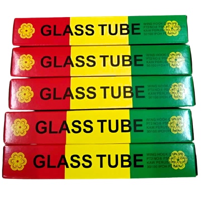 VALUE DEAL!!5PCS PER PACK!!Glass Tube 川贝试验玻璃实验管 Experiment Tube Tiub ...