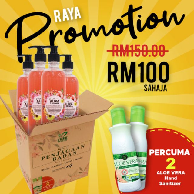 Gel Mandian Aura 7 Bunga Dherbs (New Packaging) | Shopee Malaysia
