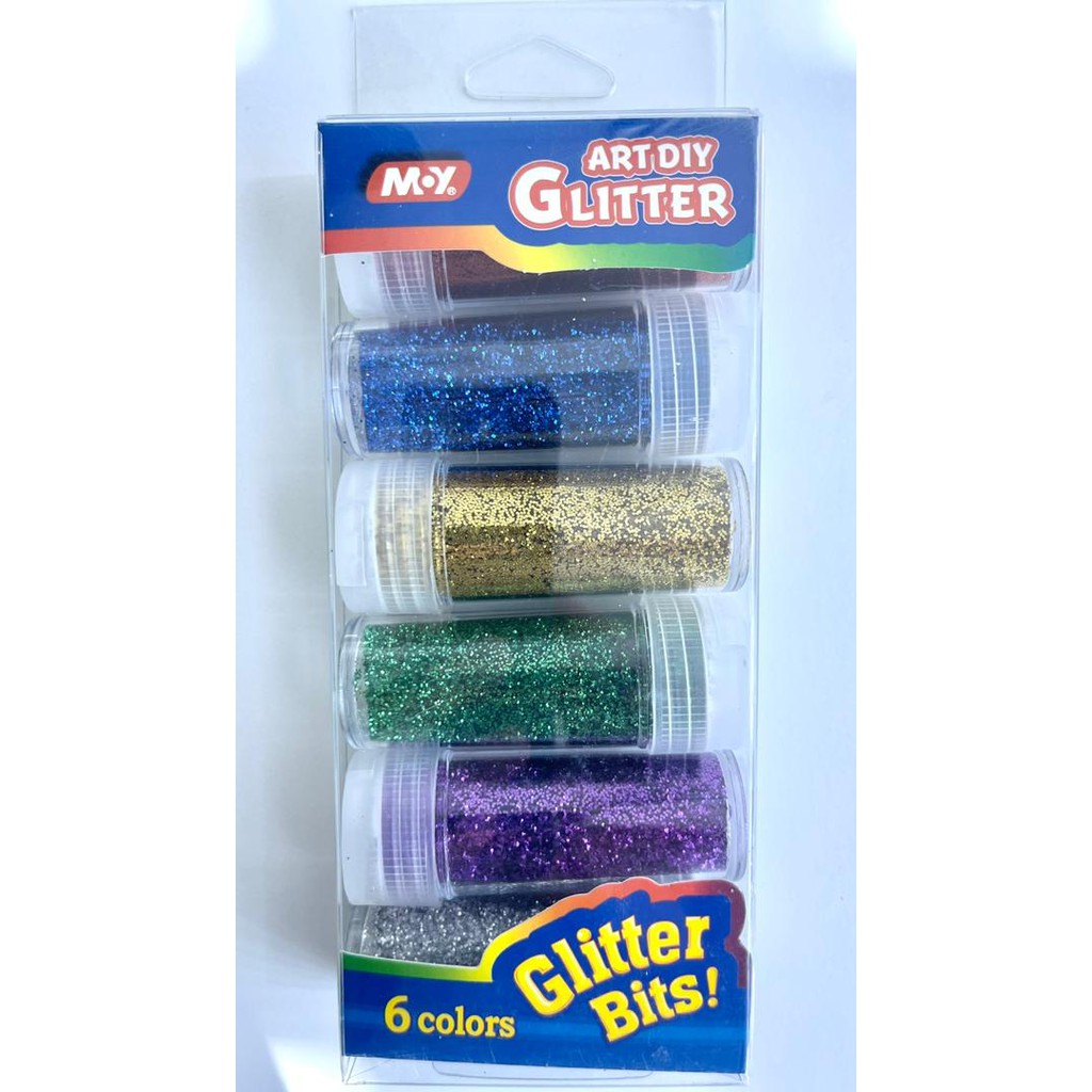 MY DIY ART Glitter Bits / 6 colours | Shopee Malaysia