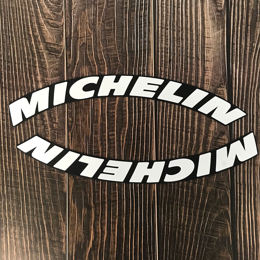 Michelin Tire Stickers 3D Lettering Wheel Logo Car Sticker Tuning ...