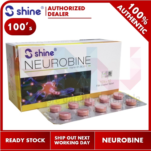 【Exp 03/2025】Shine Neurobine Tablet 10's x 10 | Shopee Malaysia