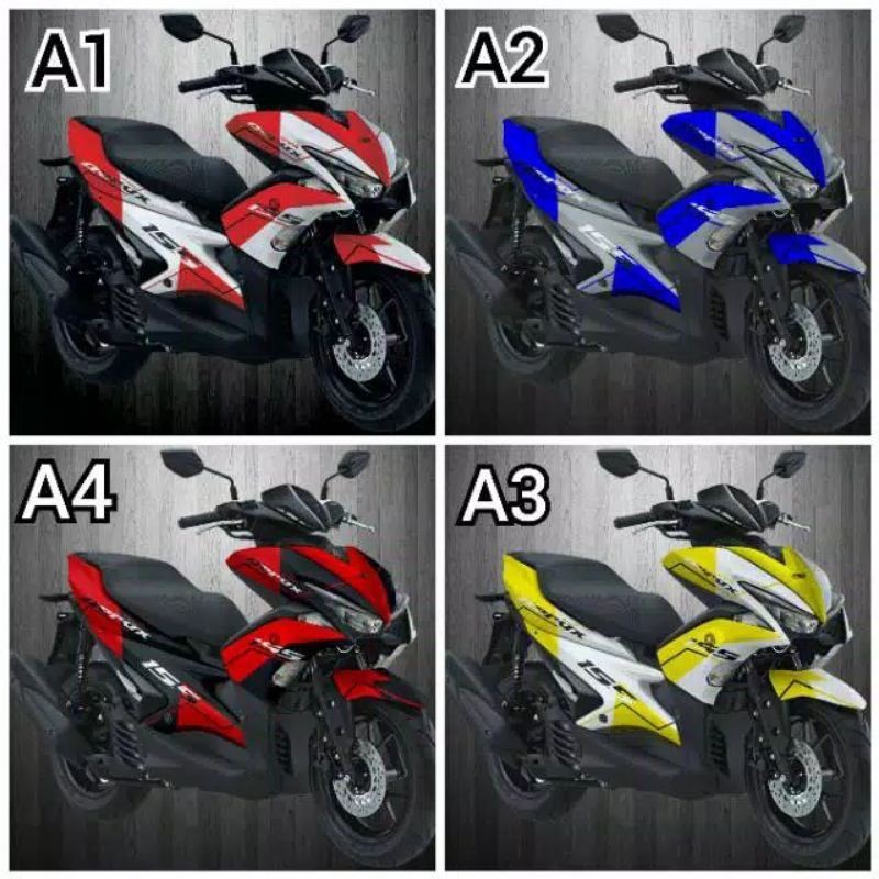 Aerox full body decal variation stickers + anti-fade lamination. Can ...