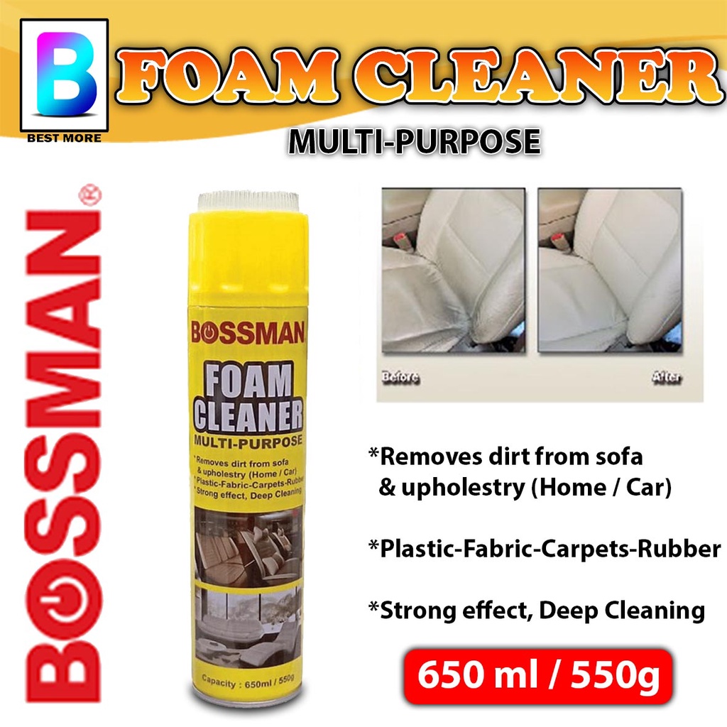 BOSSMAN BFC-650 FOAM CLEANING MULTI-PURPOSE (650ml/550g) | Shopee Malaysia
