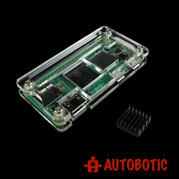 Acrylic Case with Heatsink for Raspberry Pi Zero/Zero W/Zero 2 W ...