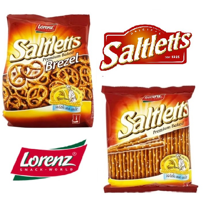 Lorenz Saltletts Premium Baked Pretzel with Sea Salt 150g | Shopee Malaysia