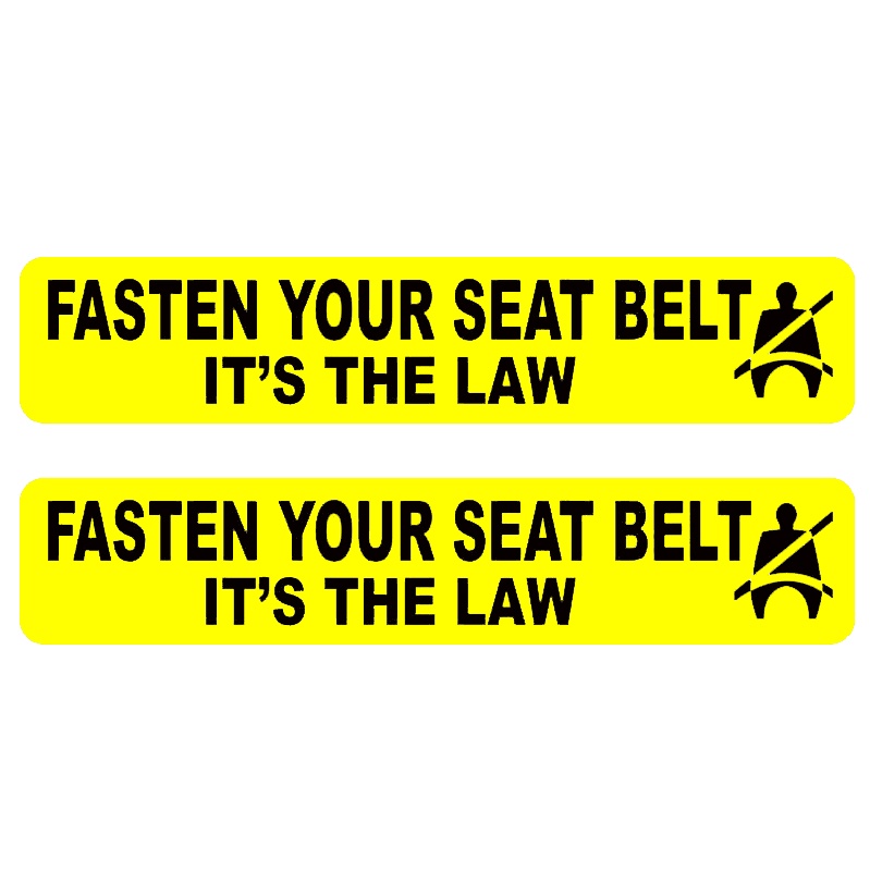 5inx1in Fasten Your Seat Belt Stickers Car Truck Vehicle Bumper Window ...