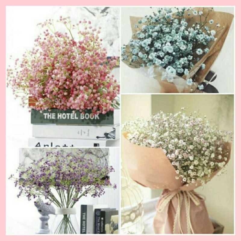 Bunga Tiruan Deco Bilik Rumah Ootd Pantai Aesthetic Artificial Fake ...