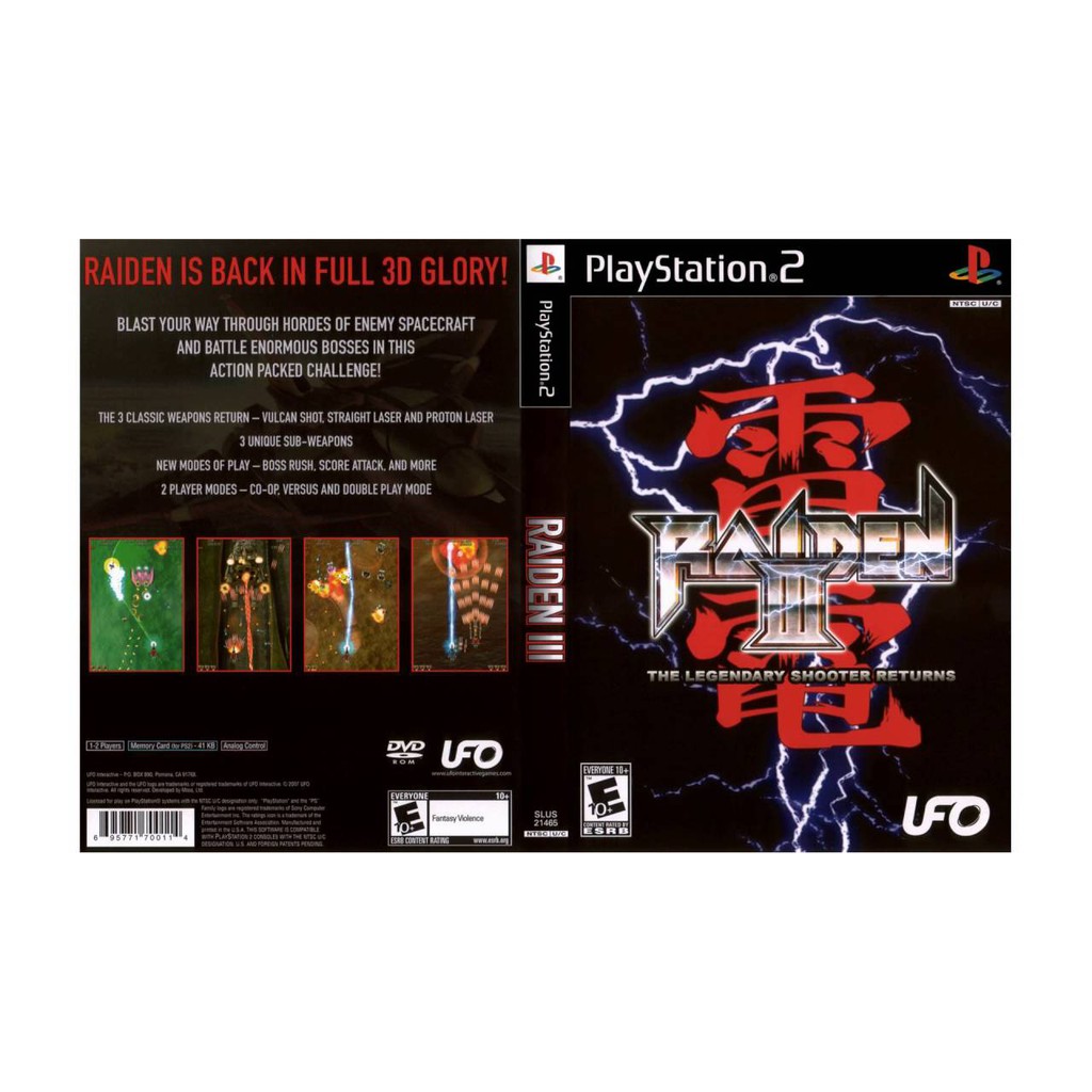 Playstation 2 / PS2 Raiden III / PS2 Raiden 3 ( CD Games ) | Shopee ...