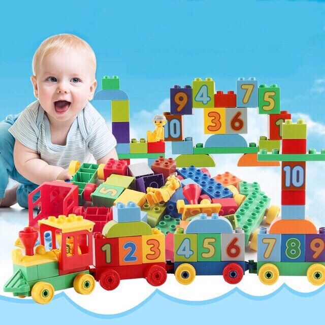 Children Building Blocks Train (46 pcs) | Shopee Malaysia