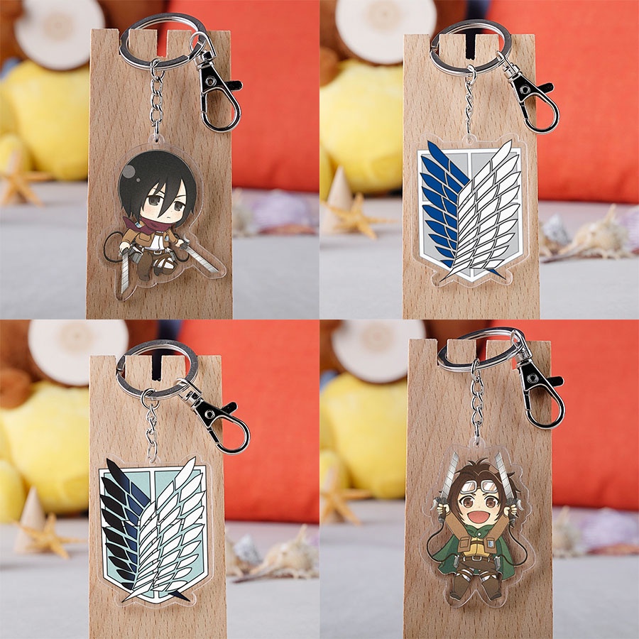 Anime Attack on Titan Wings of Freedom Investigator Logo Keychain ...