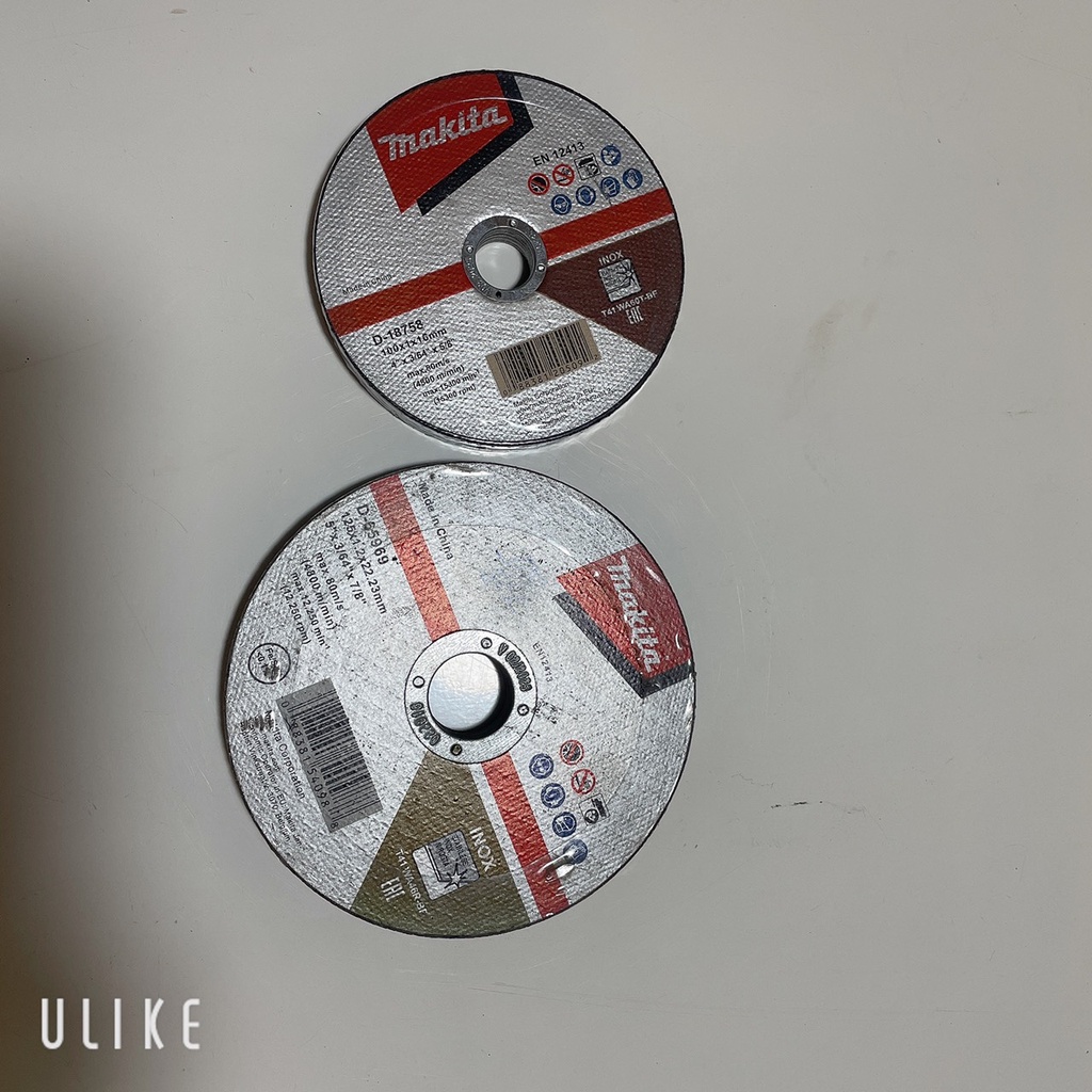 Makita D-18758 Thin Stainless Steel Cutting Stone (100mm) - D-65969 ...