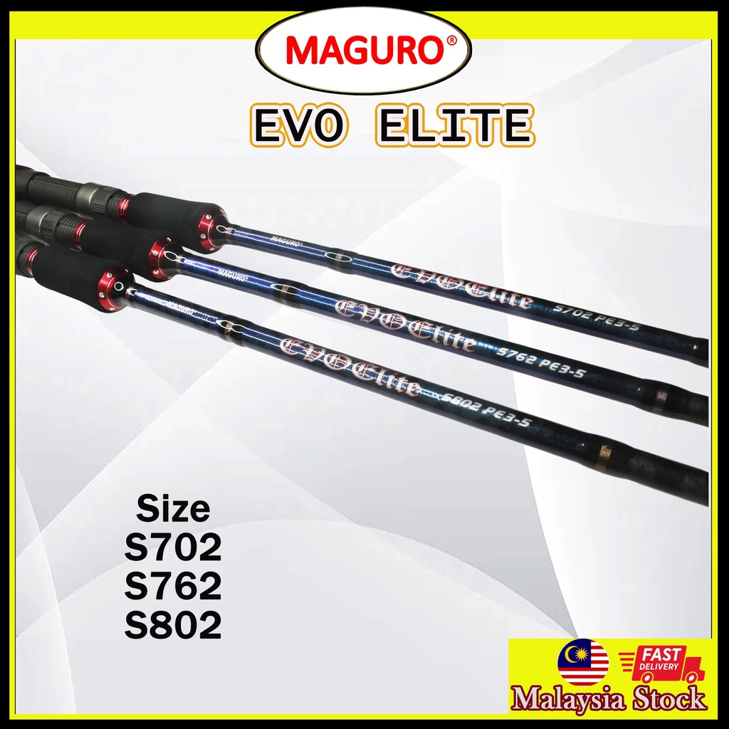 MAGURO EVO ELITE SPINNING ROD | Shopee Malaysia