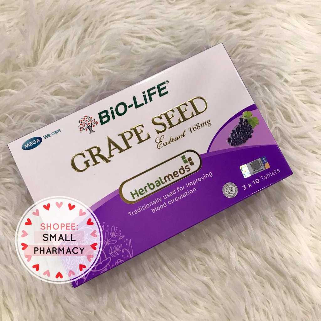 Bio-Life Herbalmeds Grape Seed Extract 168mg 30's | Shopee Malaysia