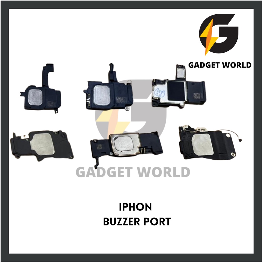 GADGET WORLD [ READY STOCK ] Buzzer Port for Iphon X/XS/XS MAX/11/11 ...