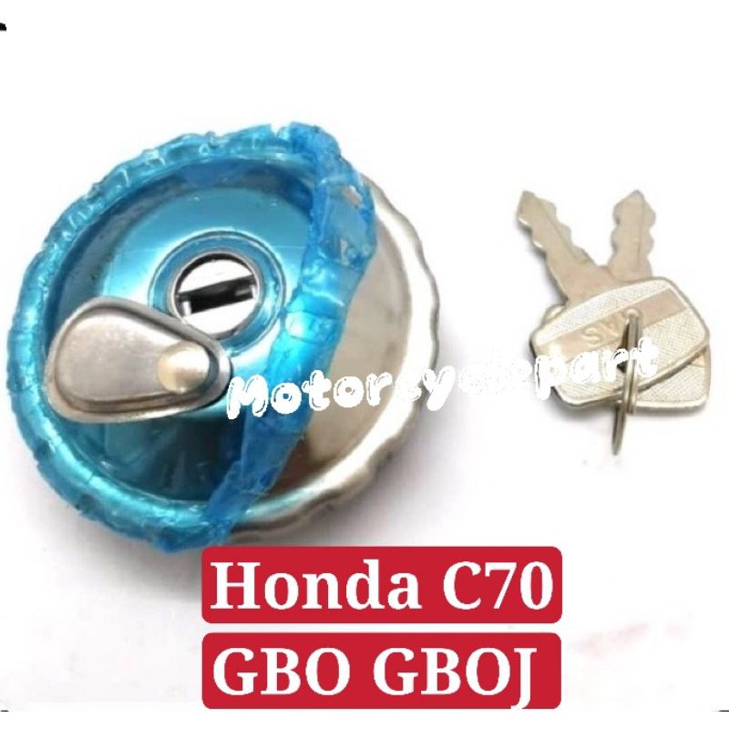 Honda C70 GBO GBOJ Tank Cap With Lock | Shopee Malaysia