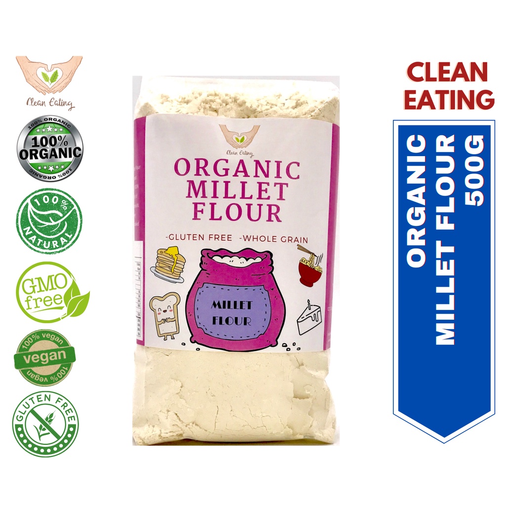 Clean Eating Organic Millet Flour (Gluten Free) | Shopee Malaysia