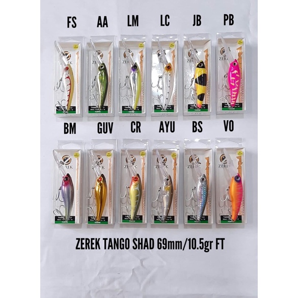 Zerek Tango Shad 69mm | Shopee Malaysia