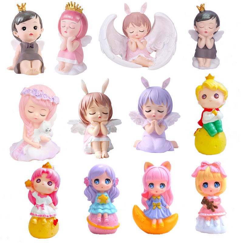 Cake Topper Angels Princess Annie Michelle Bella Keller Figurines Doll ...