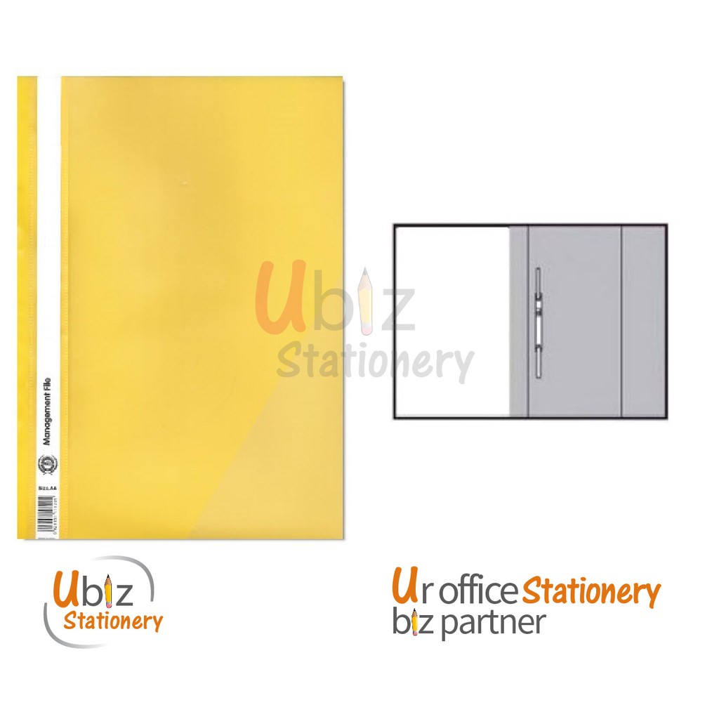 Management File A4 (1pc) (Green/Grey/Blue/Black/Red/Yellow/Mix ...