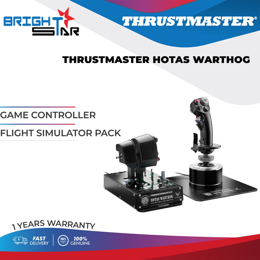 THRUSTMASTER Game Controller Flight Simulator Pack | Shopee Malaysia