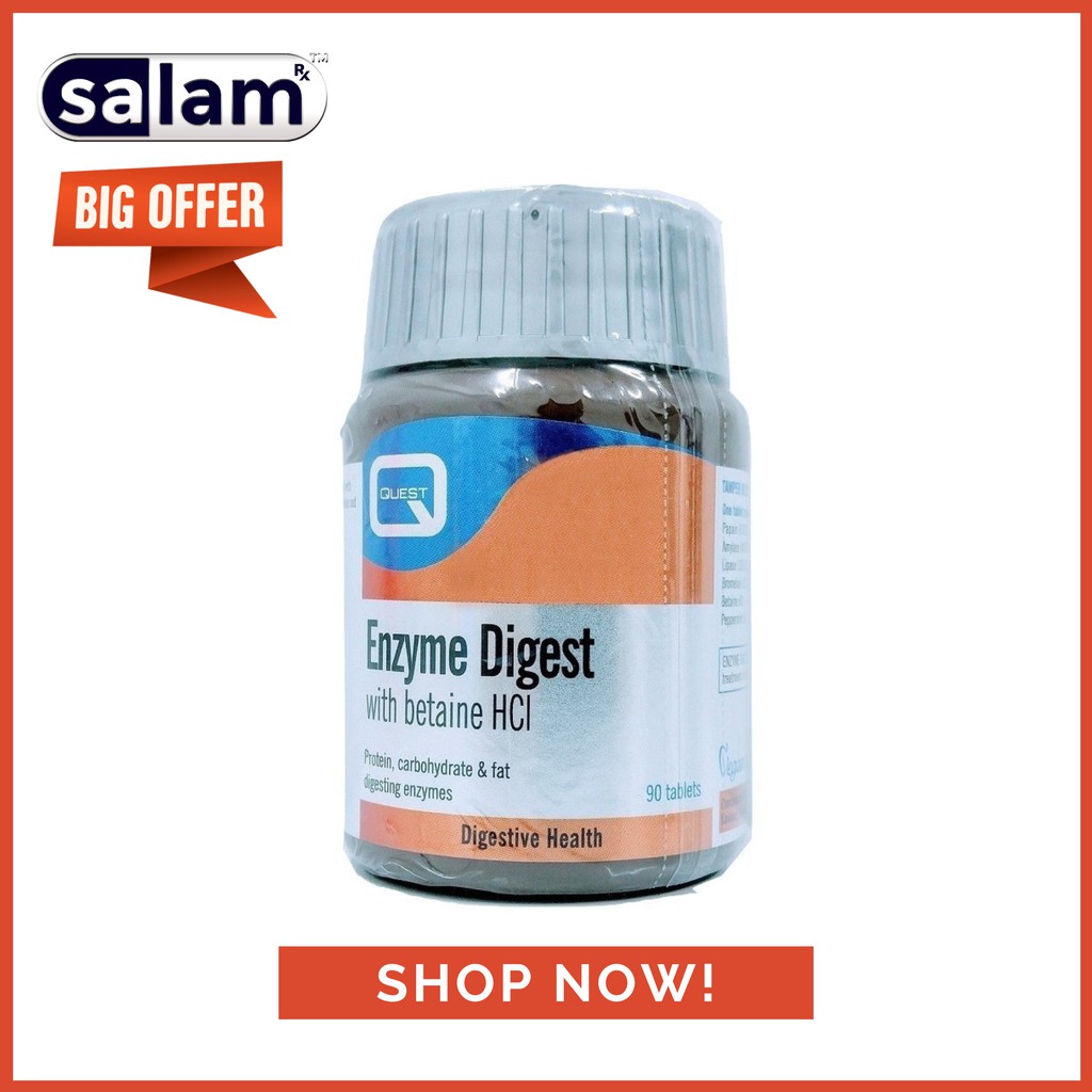 [READY STOCK!!] [EXP: 08/2024] QUEST ENZYME DIGEST TABLETS 90S ...