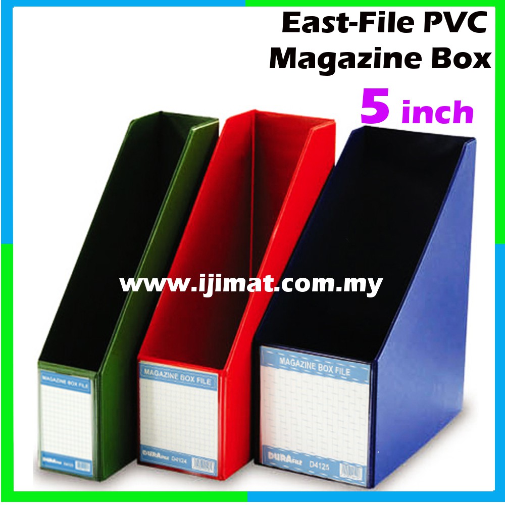 East-File 5 inch 5" PVC Magazine box / 5 inci Kotak Majalah Office ...