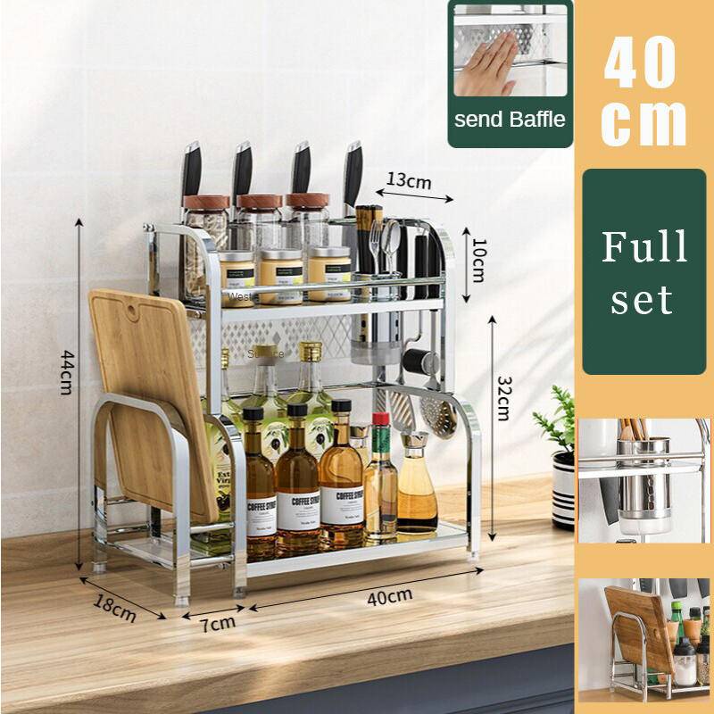 2/3 Tier Kitchen Rack Modern Rack dapur rack perkakas dapur rak barang ...