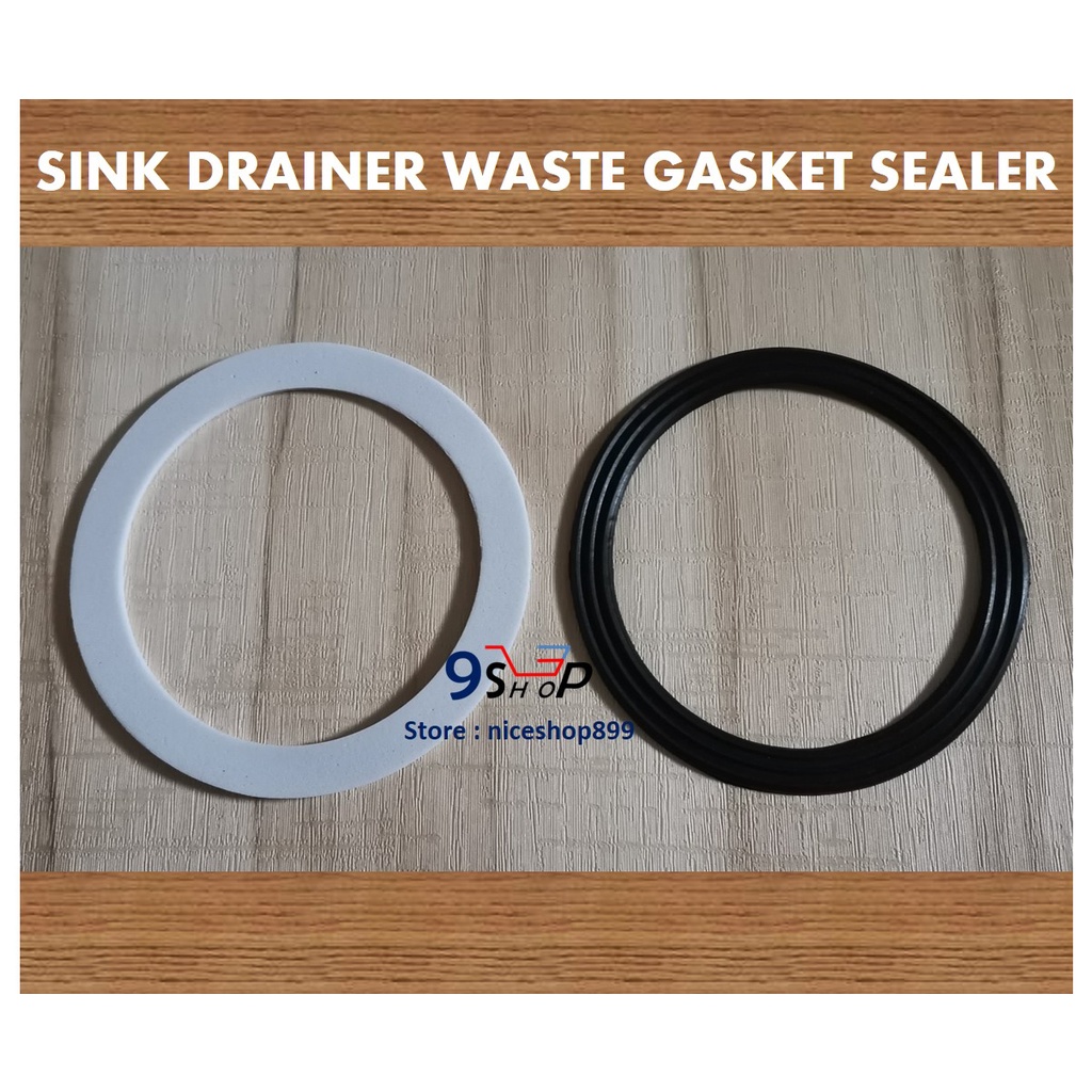 Kitchen Sink Drainer Waste Rubber Gasket Seal Prevent Leakage | Shopee ...