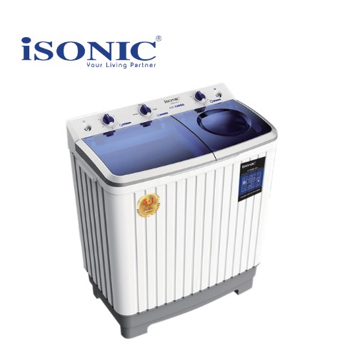 Isonic Twin Tube/Semi Auto Washing Machine (7.5kg) CTWM-755 | Shopee ...