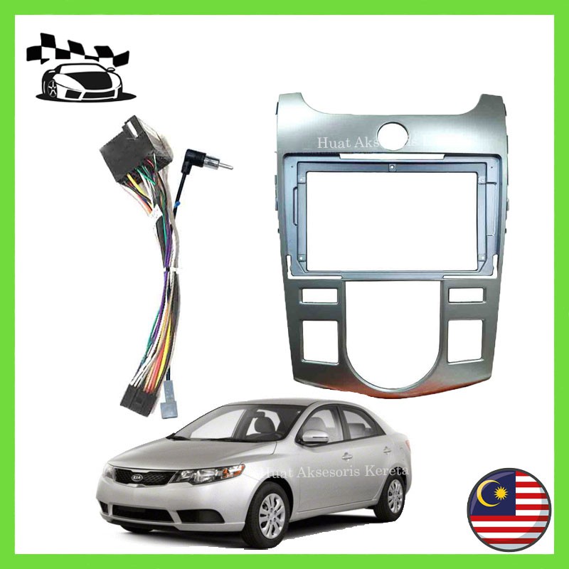 Android Player Casing 9" Inch For KIA Forte 2009-2012(AC) with socket ...
