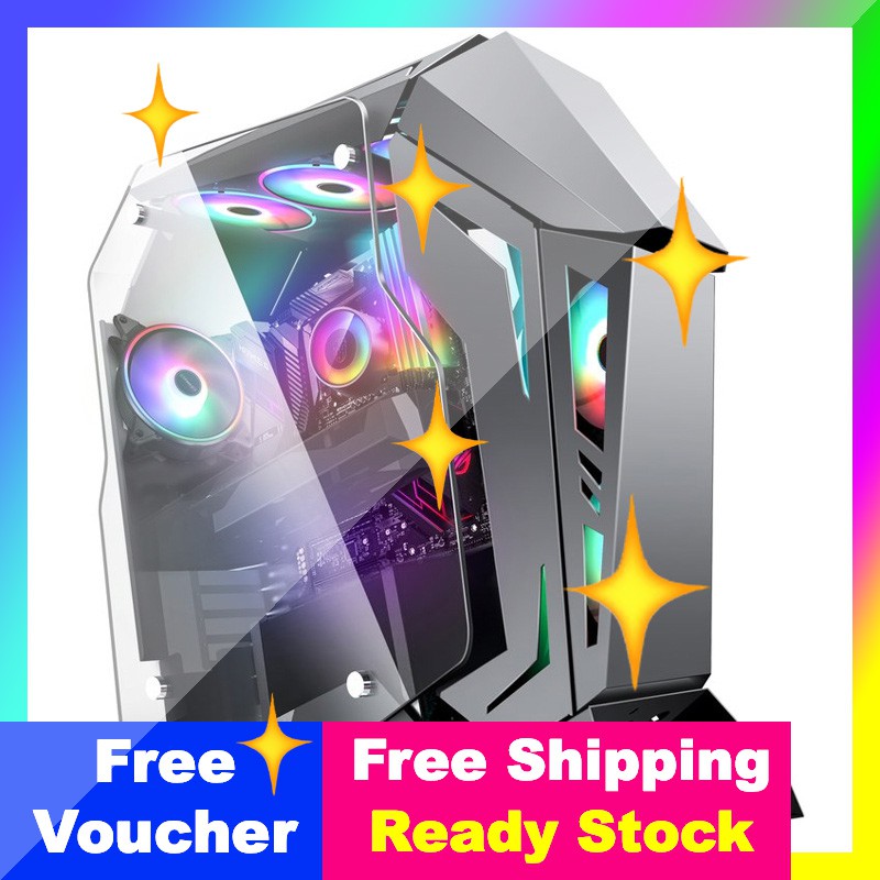CPU Chassis Gaming Chassis transparent glass DIV water-cooled Gaming ...