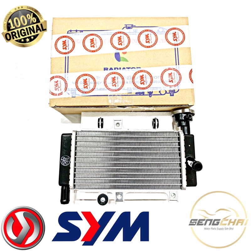 SYM VF3 VF3i 185 RADIATOR ORIGINAL / COOLANT TANK/ TANGKI COOLANT 19010 ...