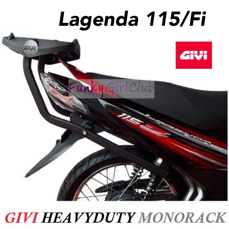 GIVI MONORACK J HEAVY DUTY ADVANCE RACK HRV LAGENDA115 SRL 115 Fi ...