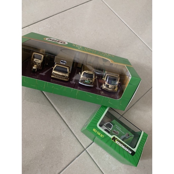 GOLD MILO VAN COLLECTION FULL SET WITH MILO VAN 90s | Shopee Malaysia