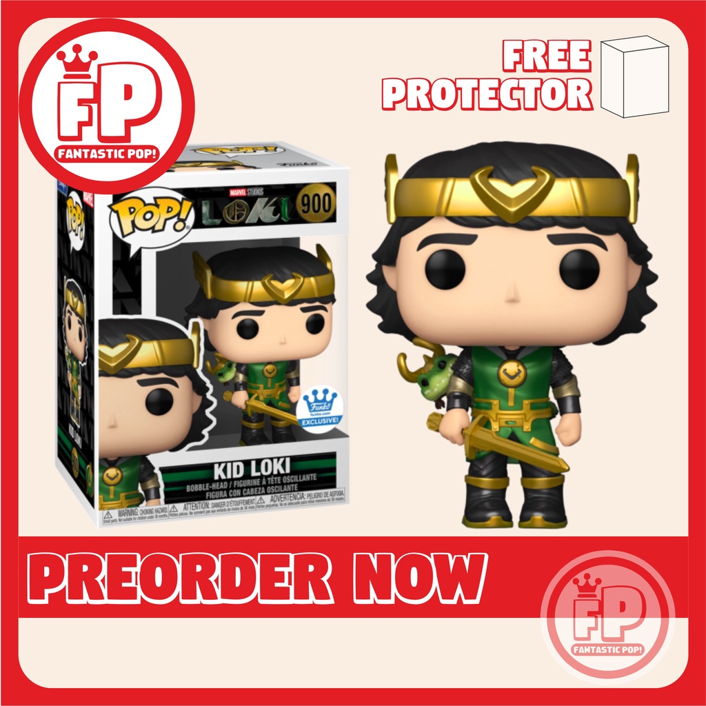 Funko POP : Marvel : Loki - Kid Loki (900) (Metallic Edition) (Funko ...